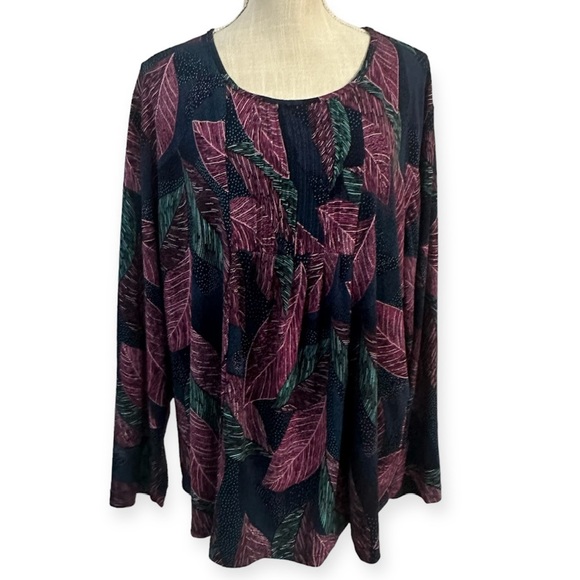 Southern Lady | Tops | Southern Lady 2x Popover Blouse Top Shirt ...